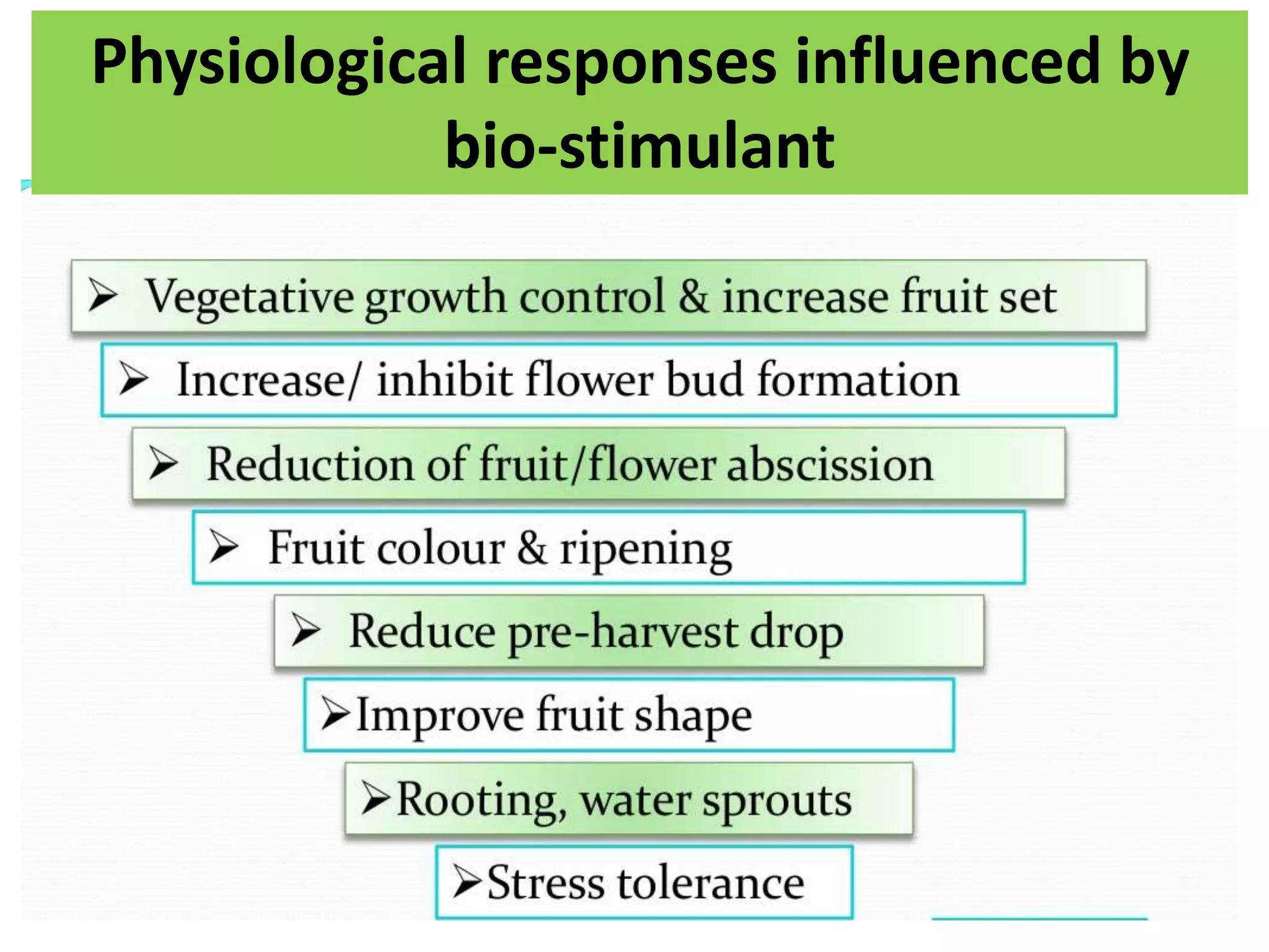 Bio-stimulants and their Role in Fruit Production and Postharvest ...