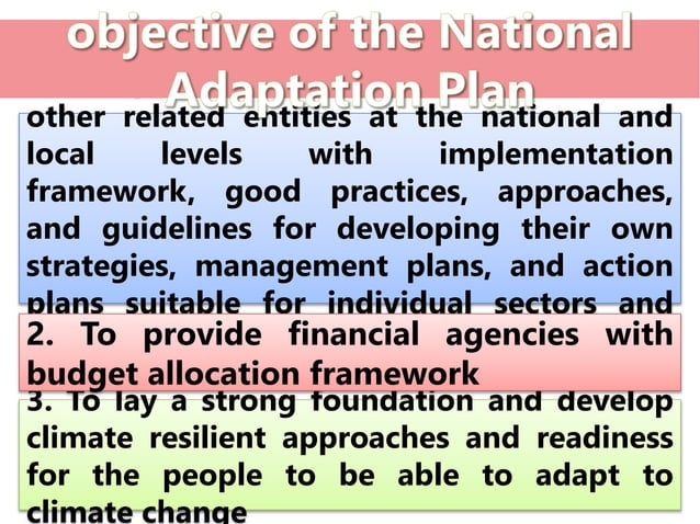 The First Draft of Thailand National Adaptation Plan | PPT