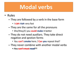 1º ESO UNIT 6 can and must | PPTX