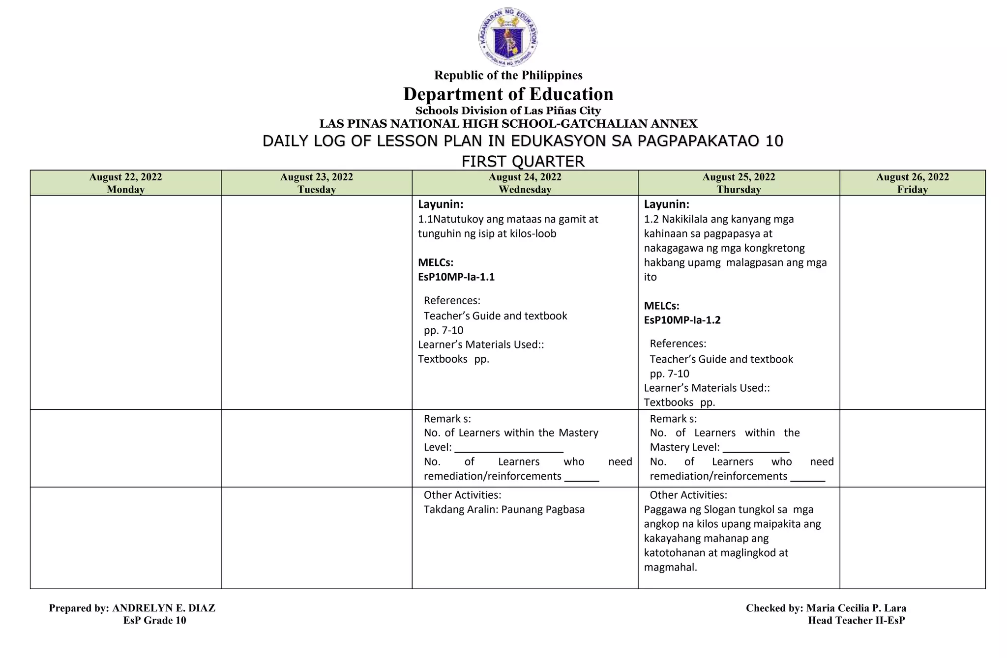 1st ESP 10-Week 1 Session 1.docx