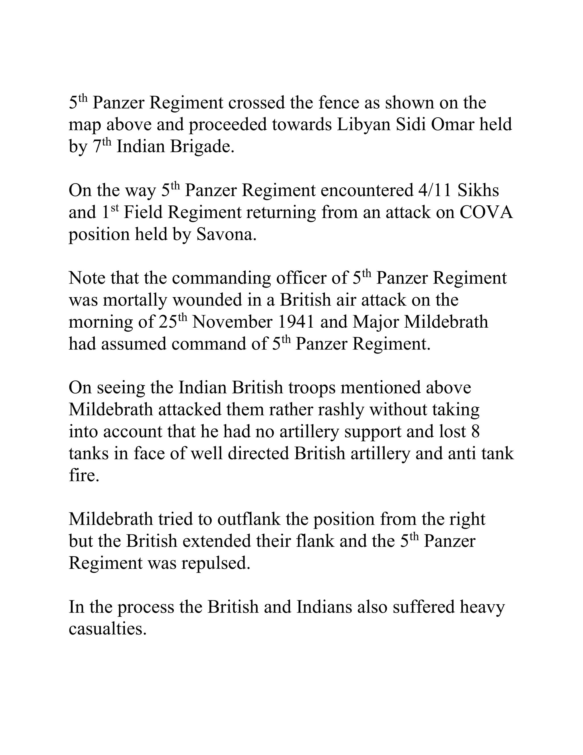 1st Field Artillery Regiment Royal Artillery and 4/11 Sikhs Repulse 5 ...