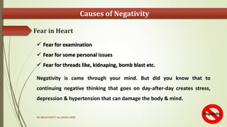 Presentation on Negativity | PPTX