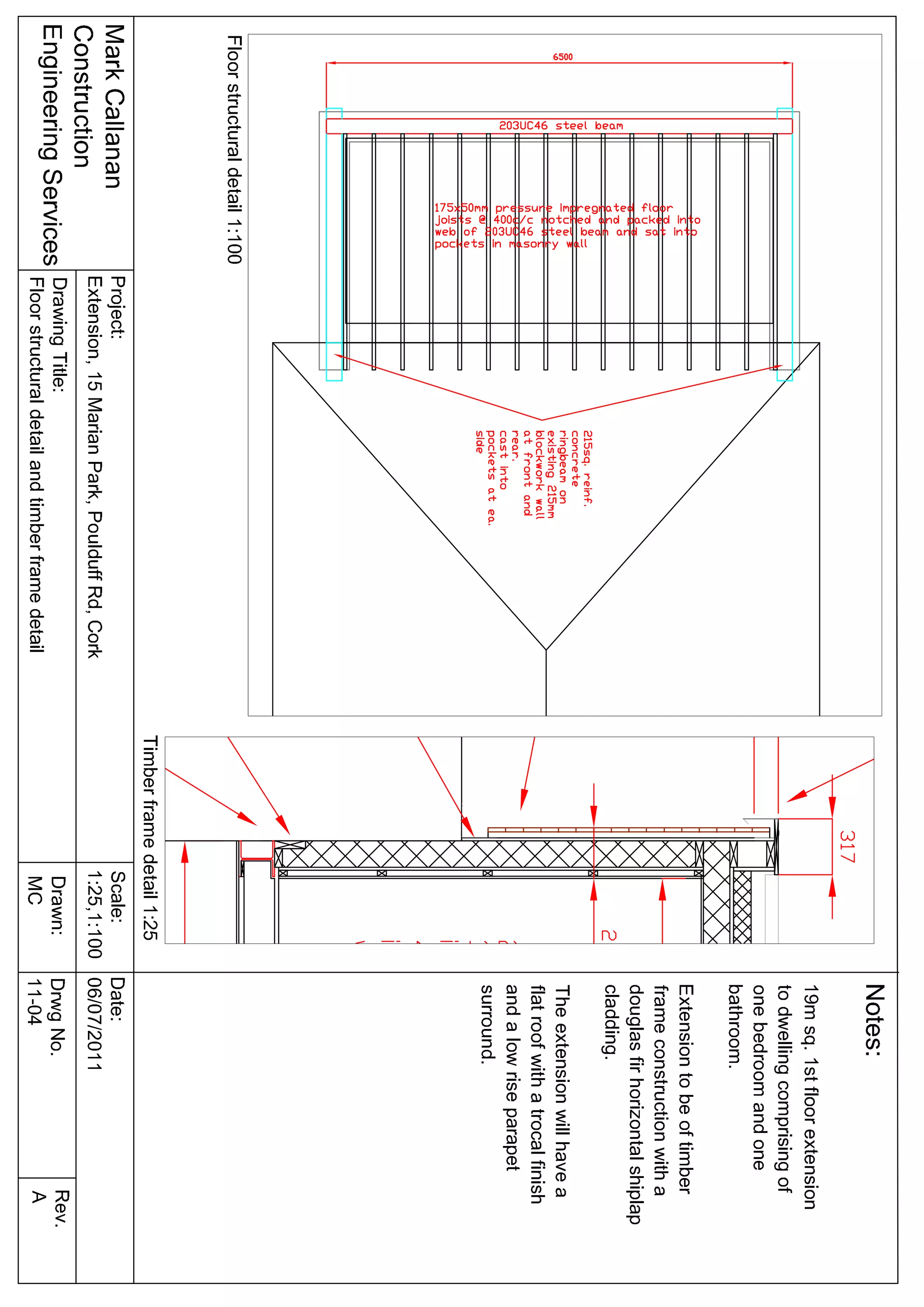 1st flr struct detail and timber frame detail | PDF | Woodworking | Arts and Crafts