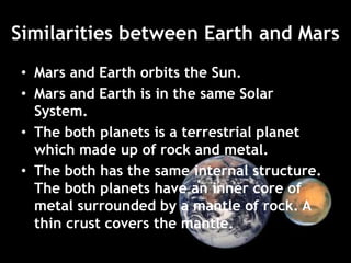 Inner And Outer Planets Compare And Contrast