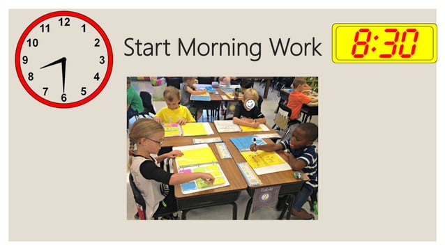 1st grade morning schedule | PPT