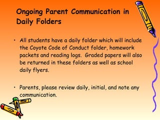 Parent Orientation 2011-2012 | PPT