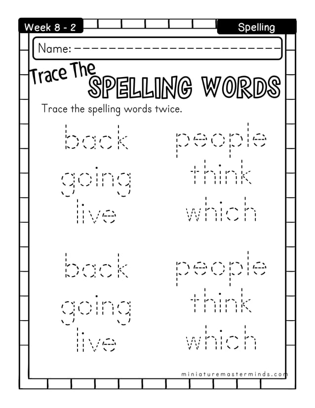 1st grade spelling | PDF