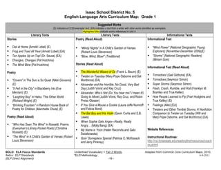 First Grade Unit Four 2011 2012 | PPT