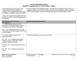 1st grade unit 5 2011 2012 | PPT