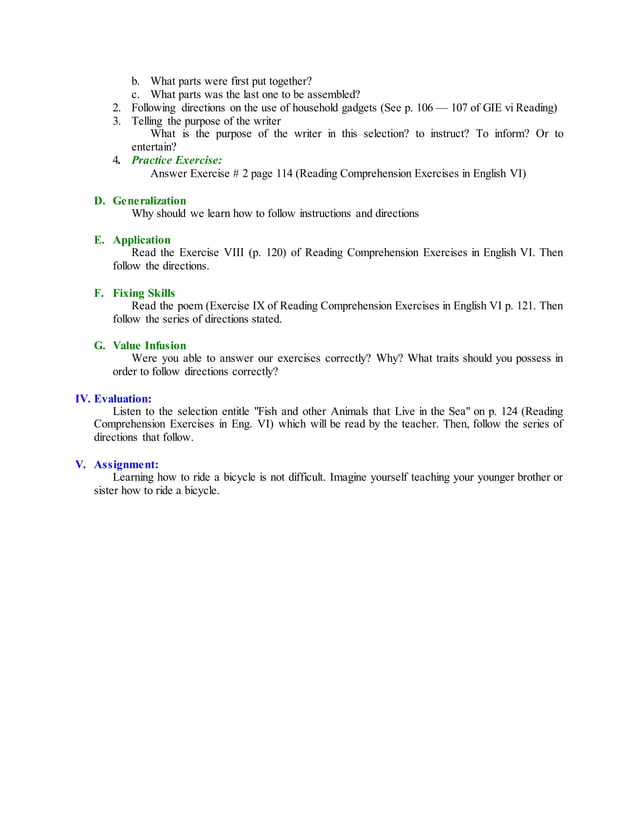 1st grading 4th grading english | PDF