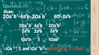 Math 8-2022-2023-1st Quarter-1st Grading | PDF