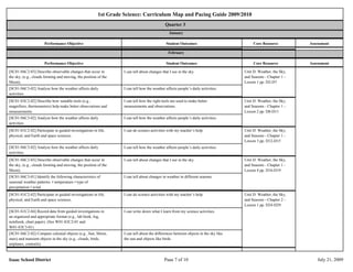 First Grade Science | PDF