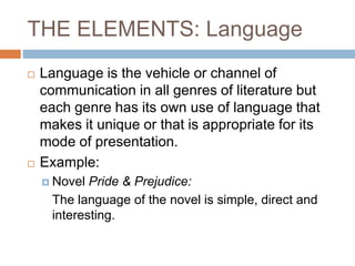 1st group haji, elvi - introduction of prose and the elements - english ...