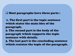 1st group ( 3 part of paragraph ) | PPTX