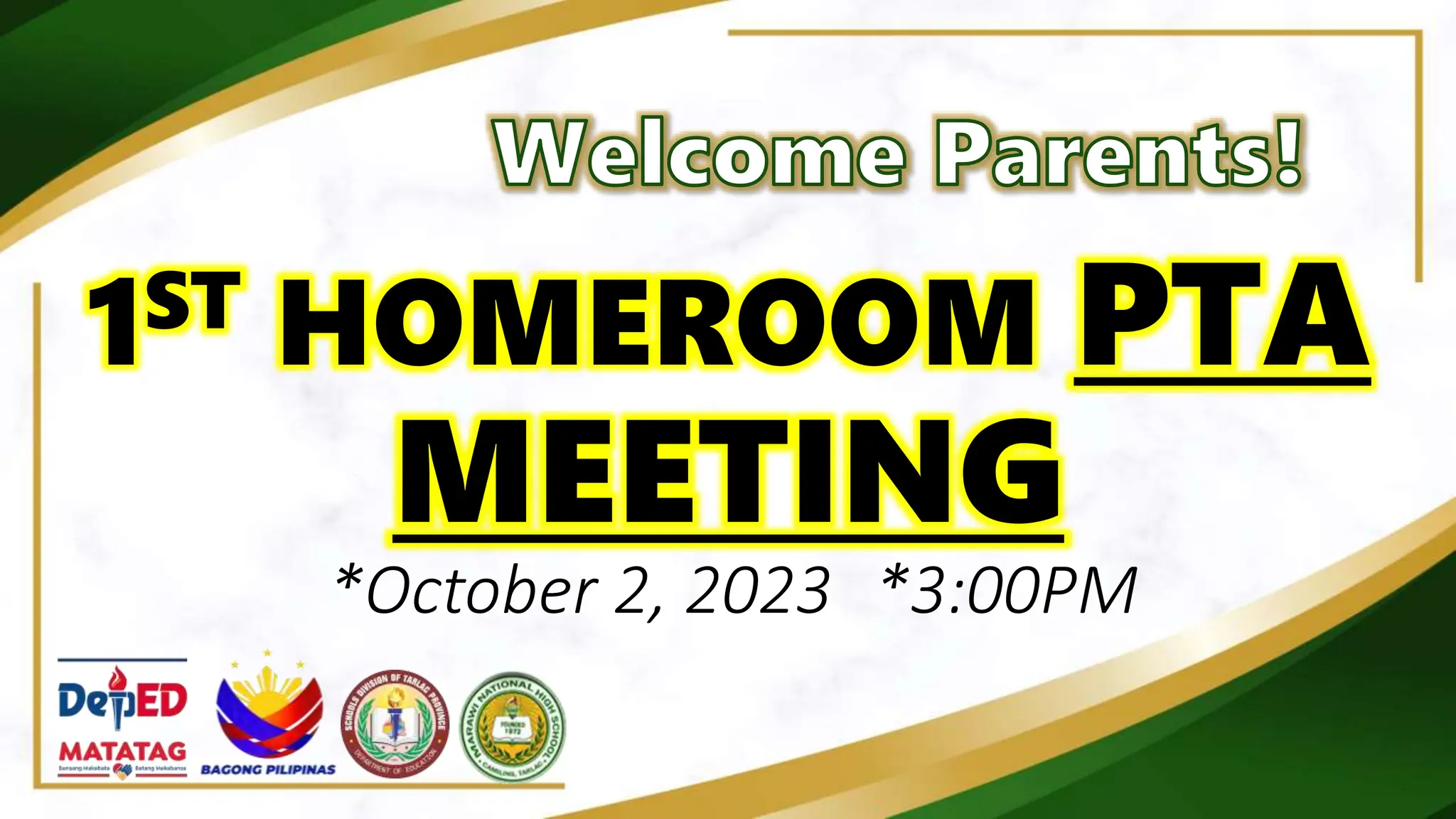 first homeroom parent-teacher Conference | PPTX
