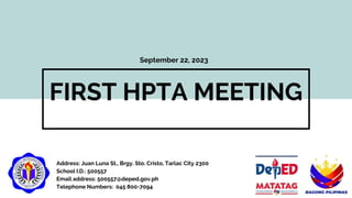 1ST HPTA MEETING.pptx