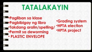 FIRST HPTA MEETING GRADE TWO 24-25.pptx