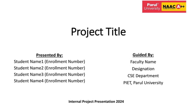 1st _Internal_Presentationfor piet student .ppt | Free Download