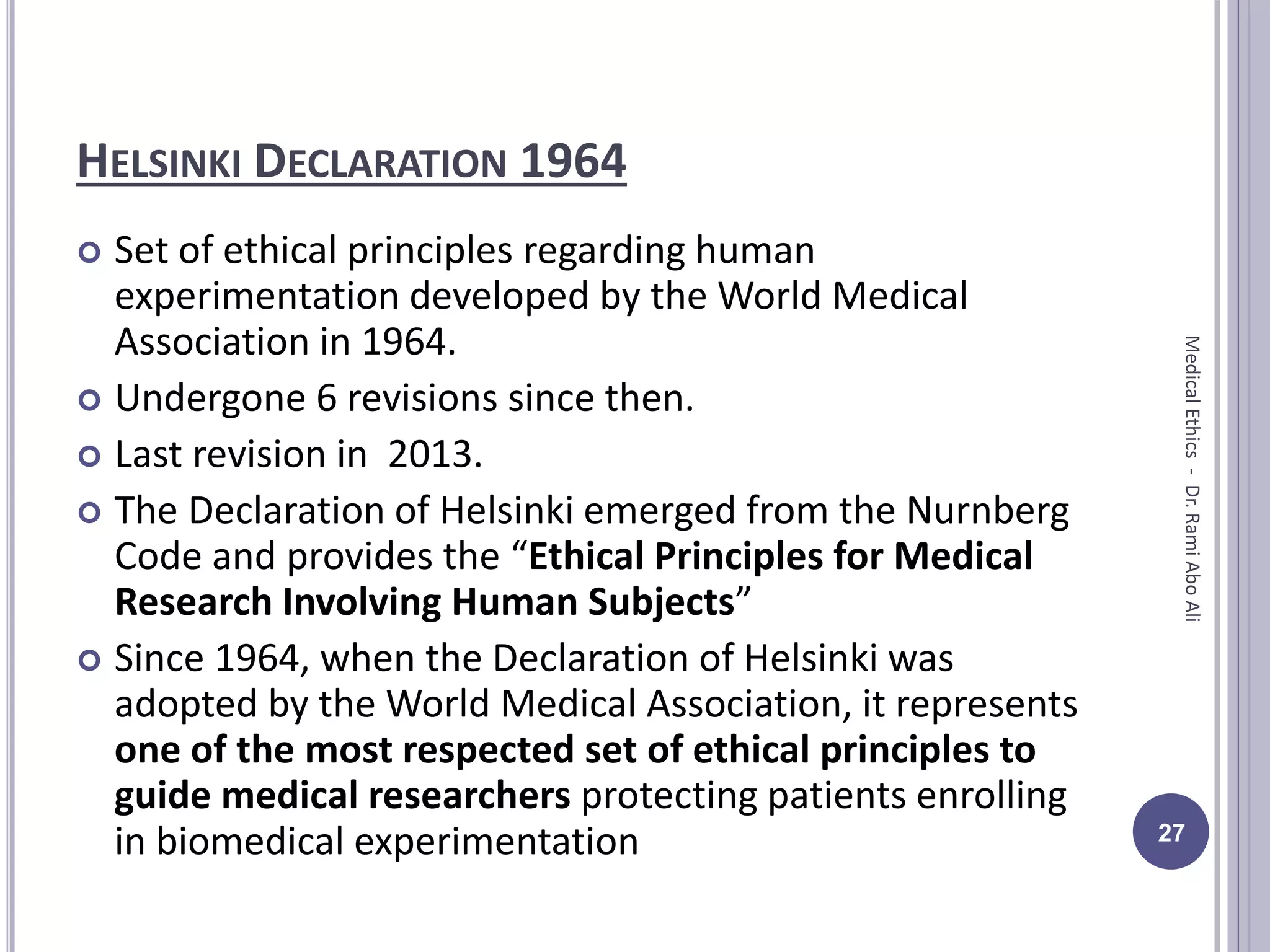 introduction to medical ethics and bioethics | PPTX