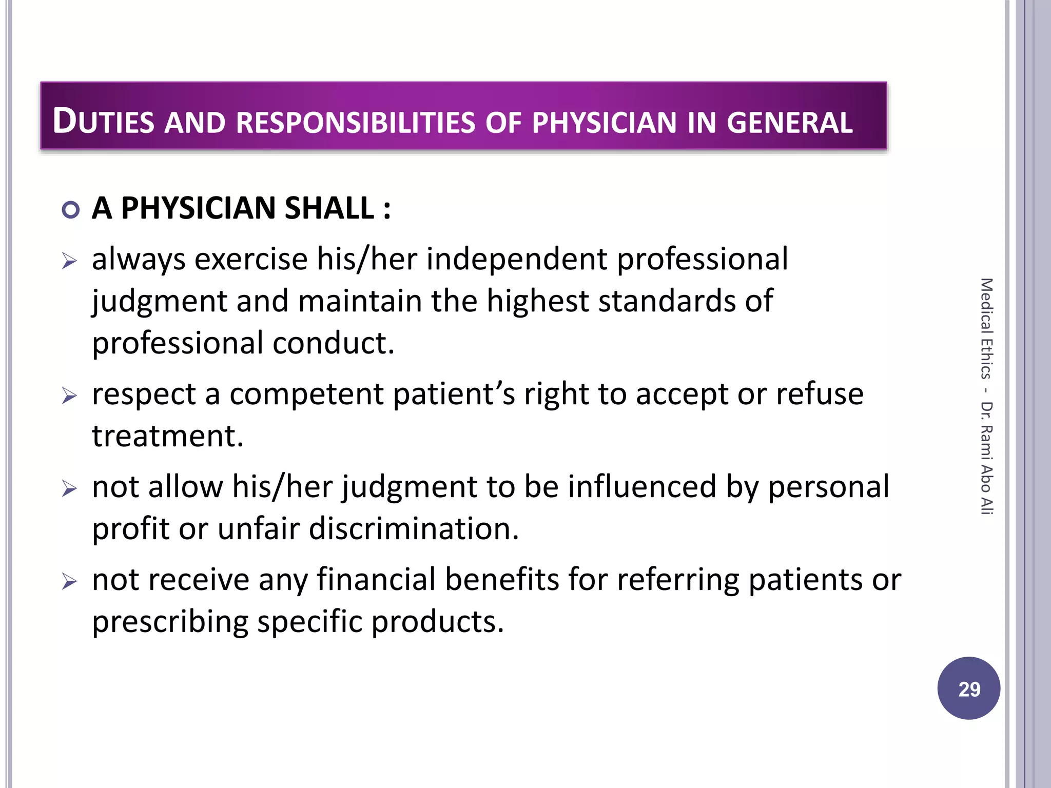 introduction to medical ethics and bioethics | PPTX