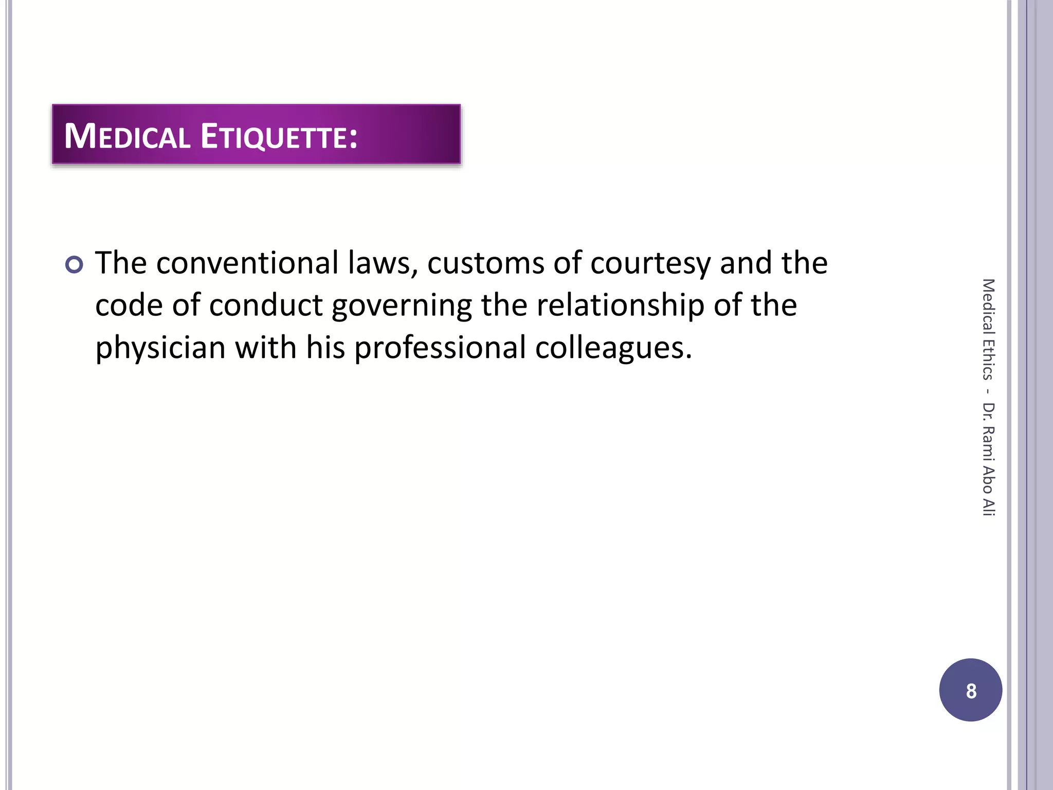 introduction to medical ethics and bioethics | PPTX