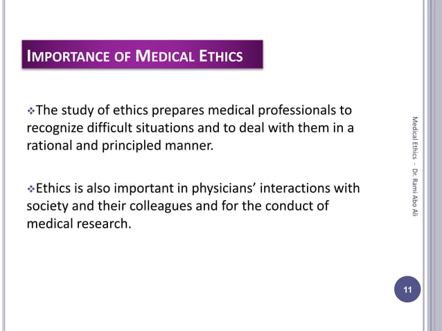 introduction to medical ethics and bioethics | PPTX