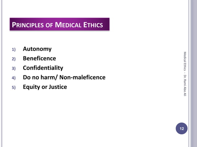 introduction to medical ethics and bioethics | PPTX
