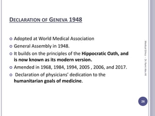 introduction to medical ethics and bioethics | PPTX