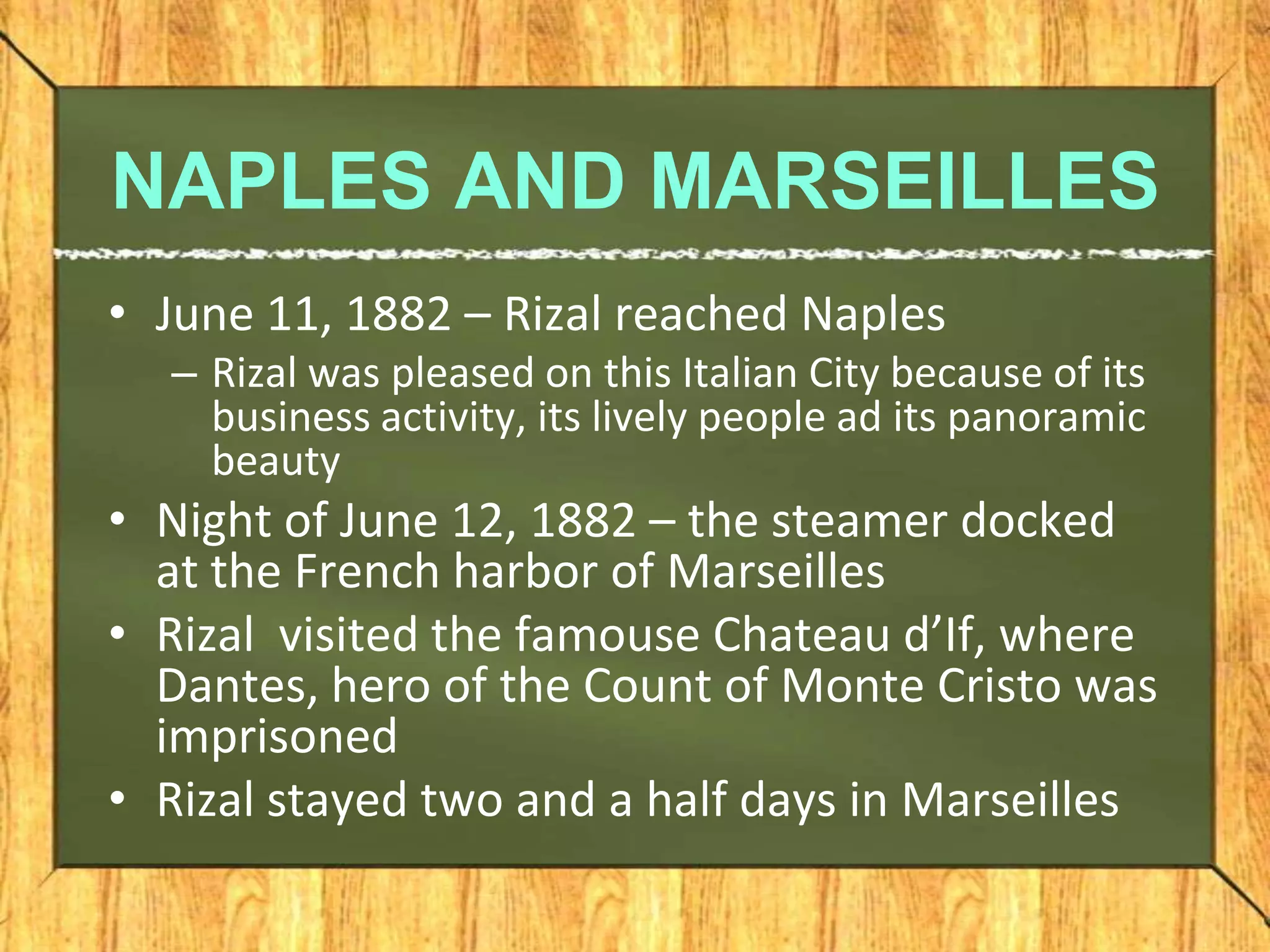 1st journey of rizal | PPTX