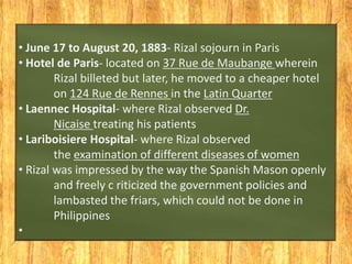 1st journey of rizal | PPTX