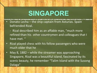 1st journey of rizal | PPTX