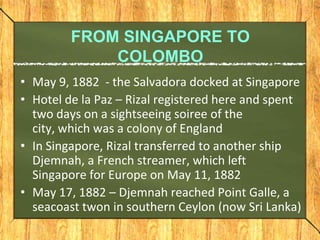 1st journey of rizal | PPTX