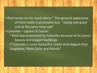 1st journey of rizal | PPTX