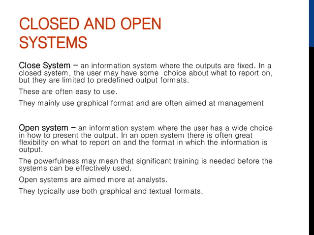 1st know the features & functions of information systems | PPT