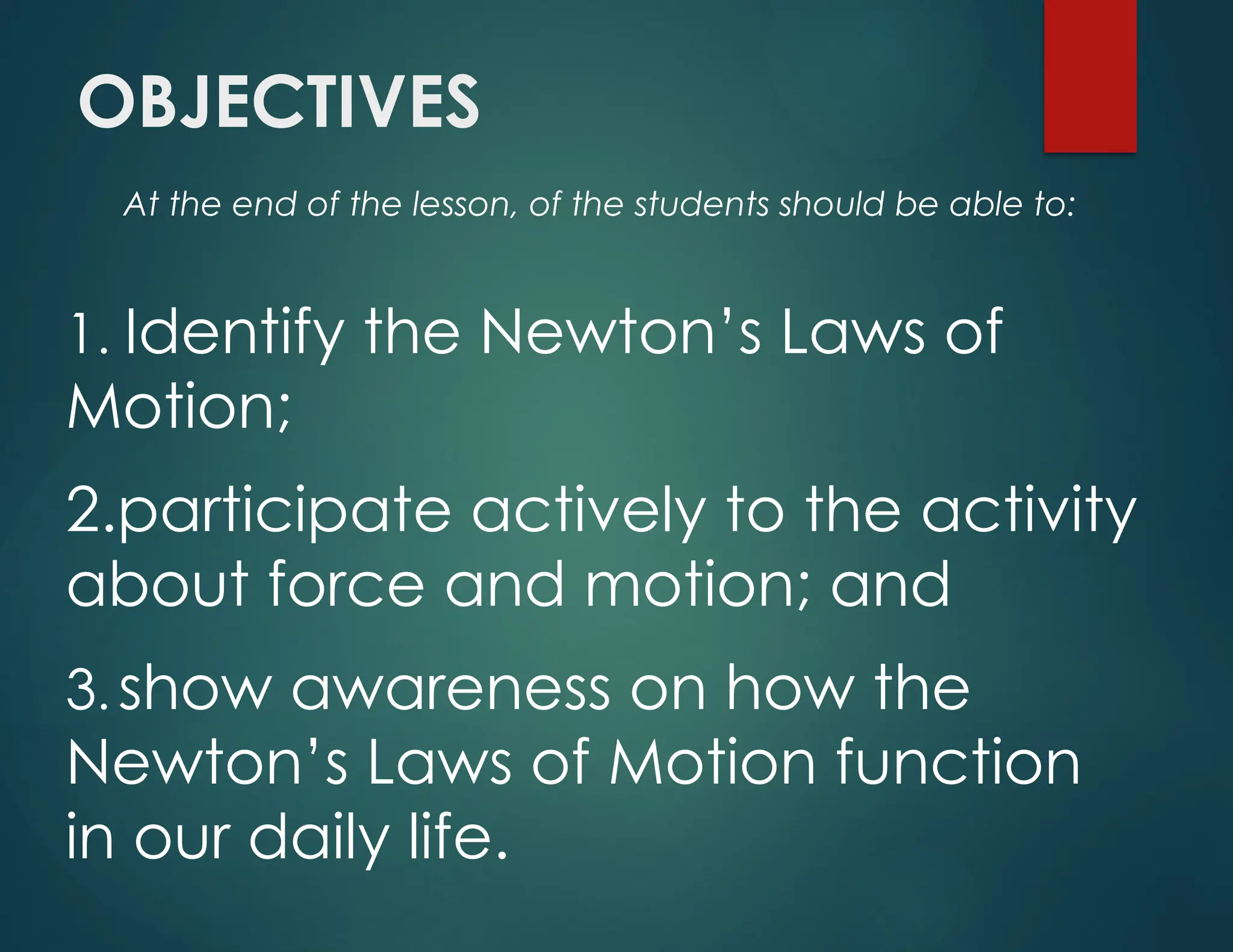 1st LAW OF MOTION.pptx Newton's Law of Motion | PPT