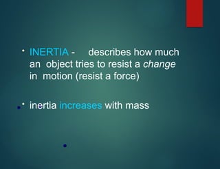 1st LAW OF MOTION.pptx Newton's Law of Motion | PPTX