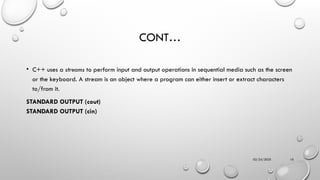 Introduction to c++ with first program.pptx