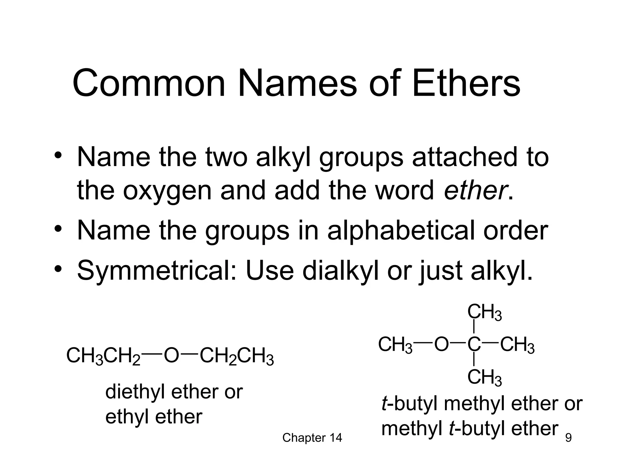 Ethers, Epoxides, And Sulfides | PDF