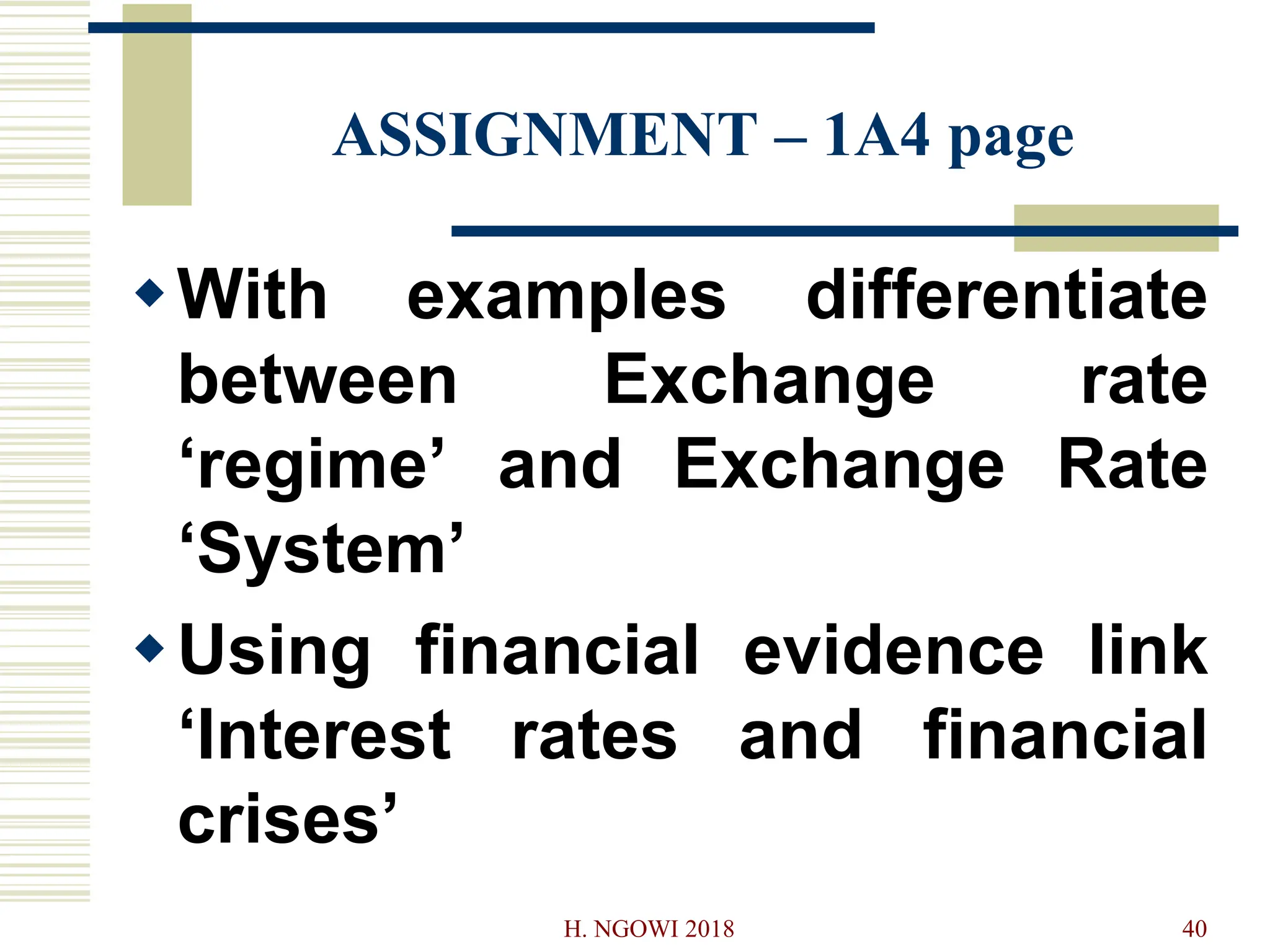 1st Lecture Introduction To International Finance Pdf