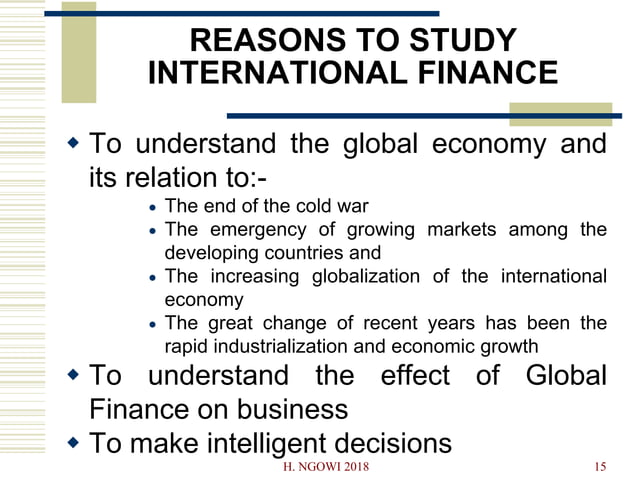 1ST LECTURE - INTRODUCTION TO INTERNATIONAL FINANCE.pdf | Stocks and ...