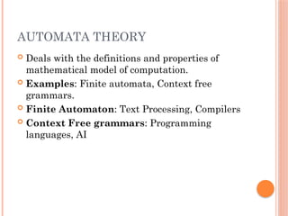 Computational Theory Lecture 1 Theory of Automata.pptx