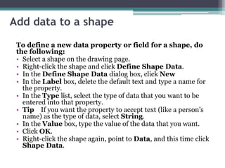 1st lecture basics of visio | PPTX