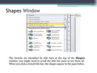 1st lecture basics of visio | PPTX