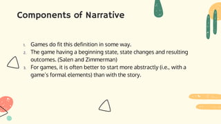 1st Lecture (Dramatic Elements of Game).pptx