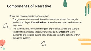 1st Lecture (Dramatic Elements of Game).pptx