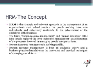 1st Lecture(Hrm)[1] | PPT