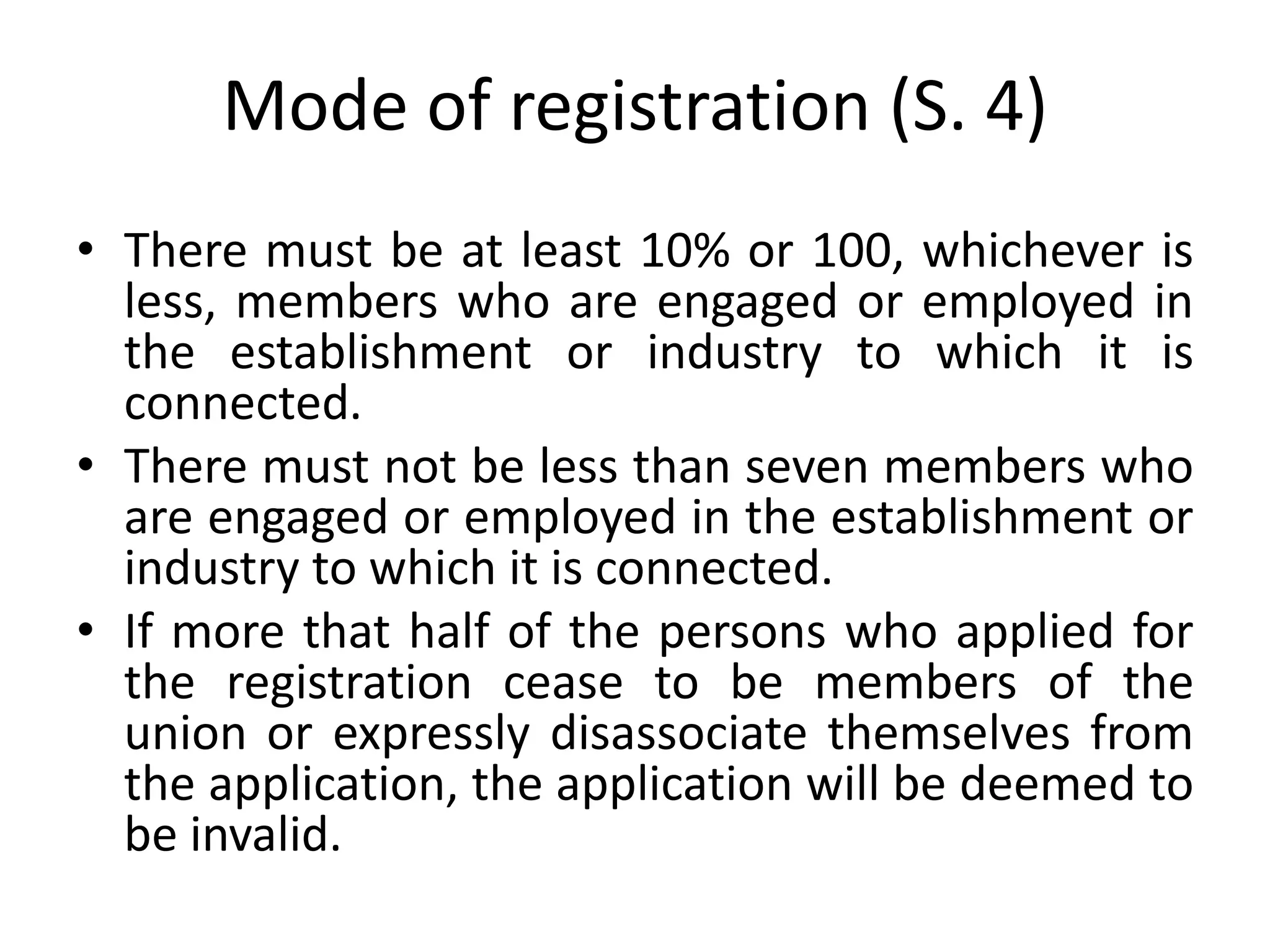 Complete Notes on The Trade Union Act, 1926 | PPTX