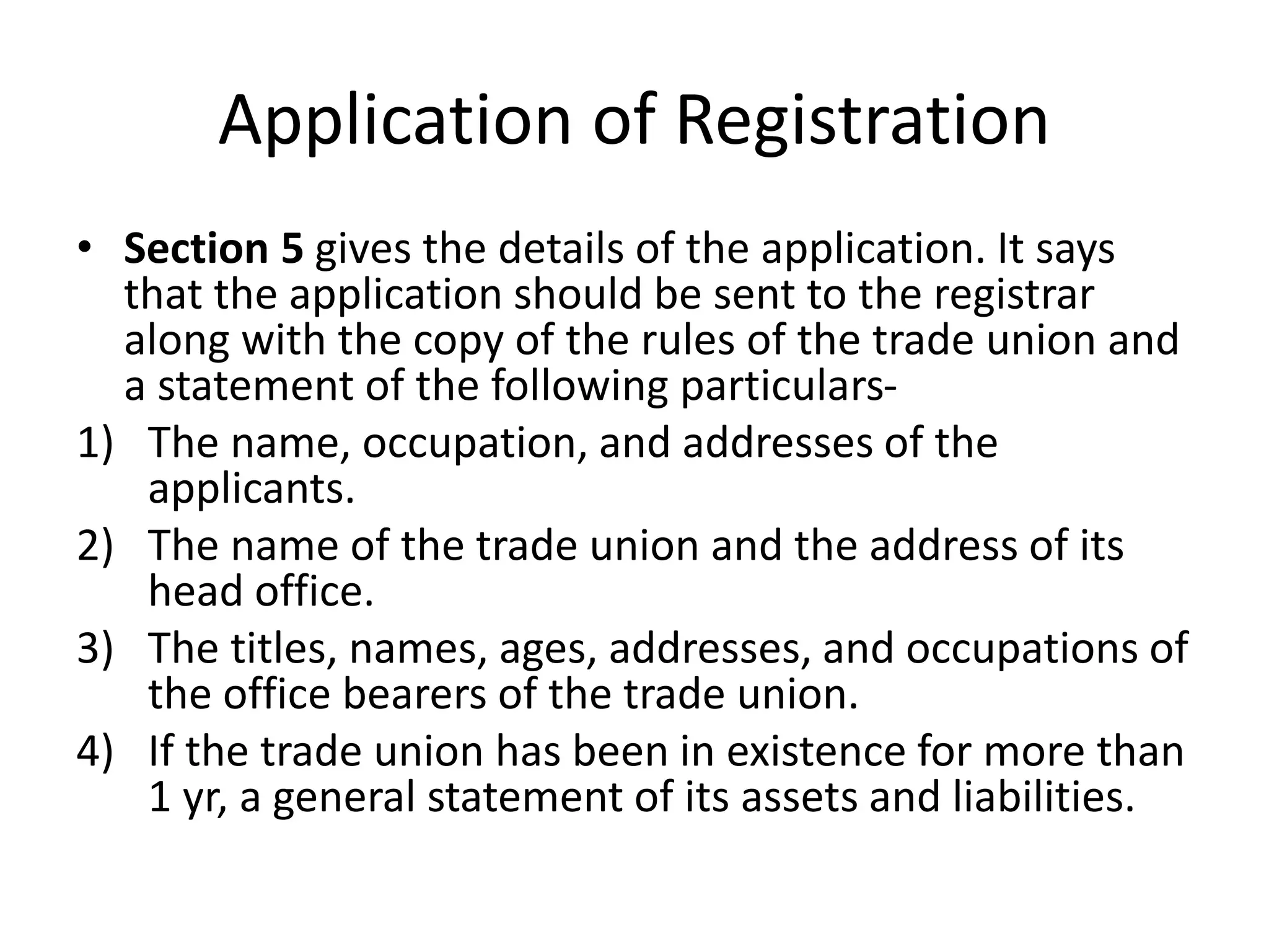 Complete Notes on The Trade Union Act, 1926 | PPTX