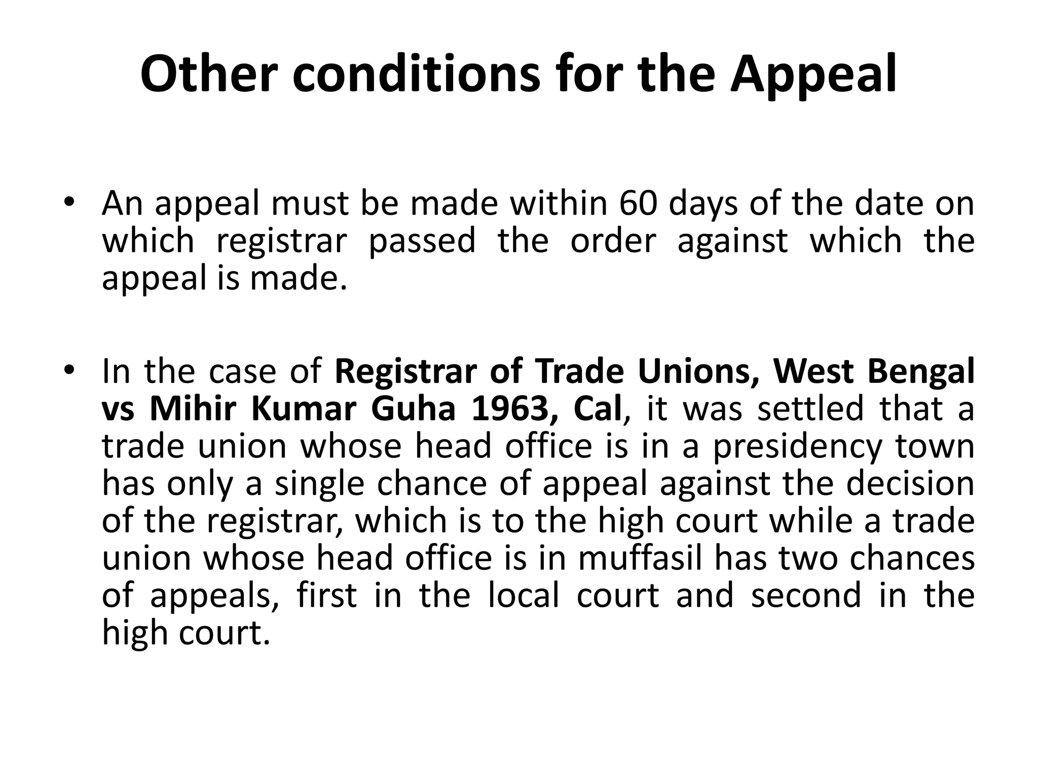 Complete Notes on The Trade Union Act, 1926 | PPTX