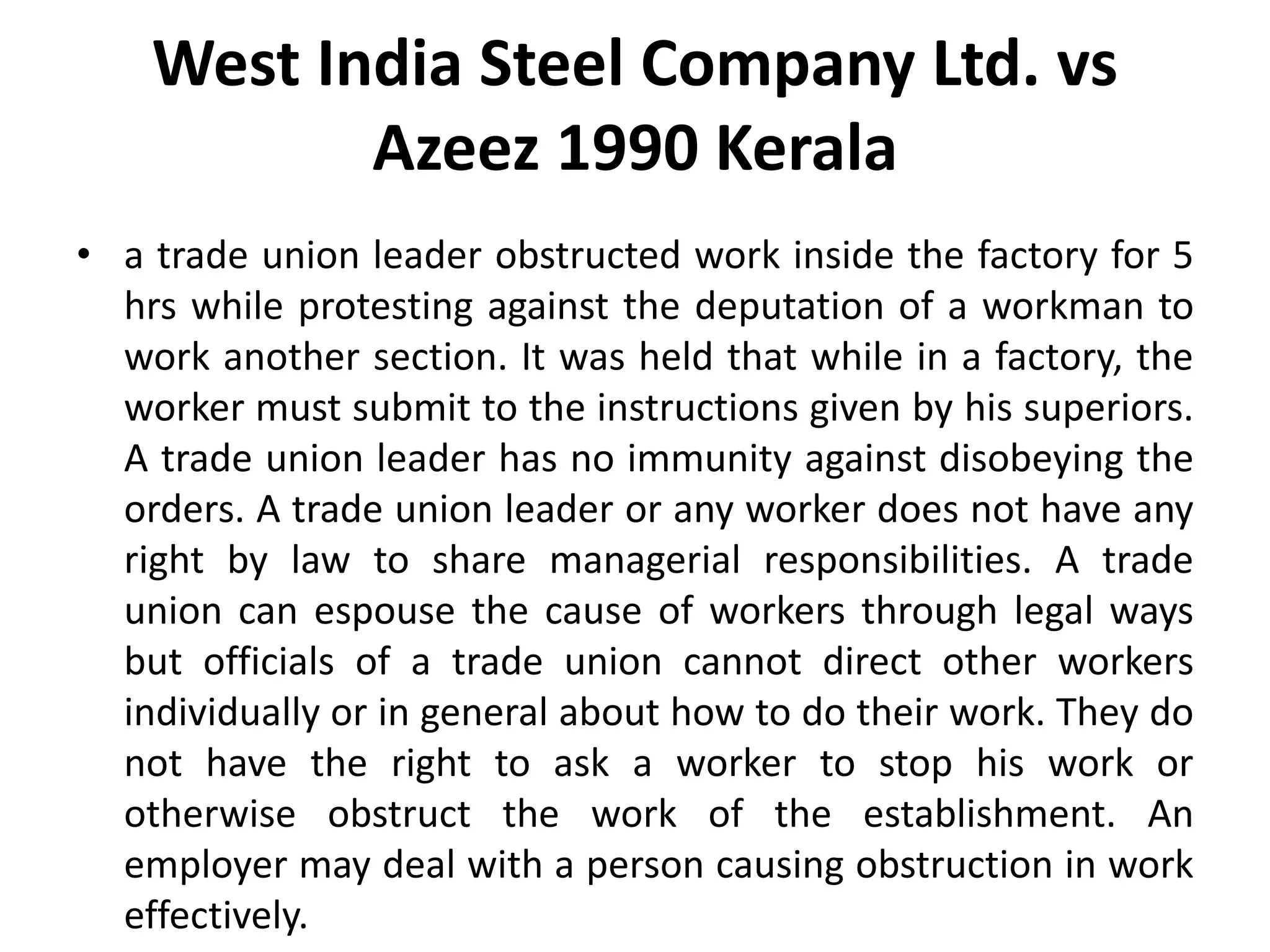 Complete Notes on The Trade Union Act, 1926 | PPTX